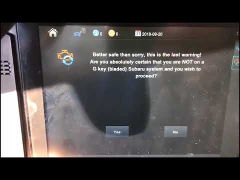 2008 Subaru Impreza key programming via Smart Pro - YouTube