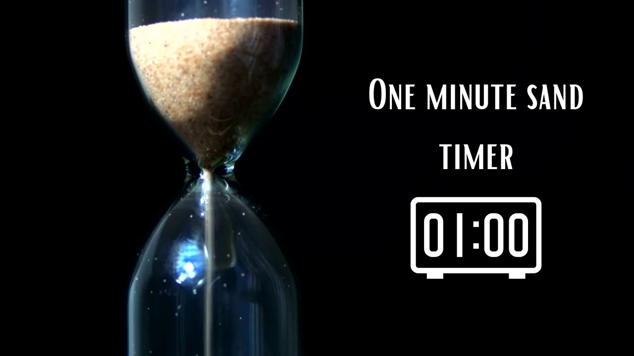 One Minute Sand Timer - 1 minute timer #timer - YouTube