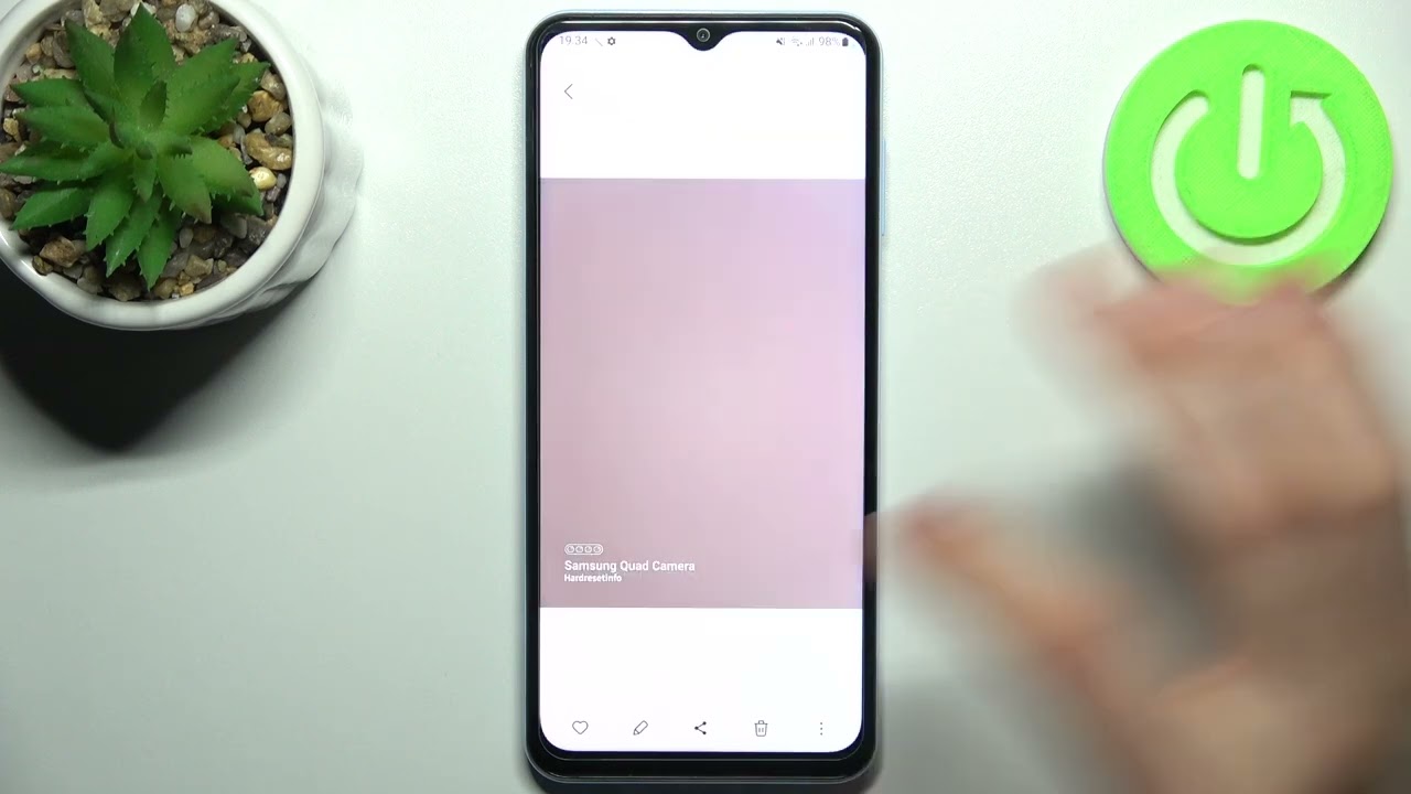 SAMSUNG Galaxy A13 - How To Add Custom Photos Watermark - YouTube