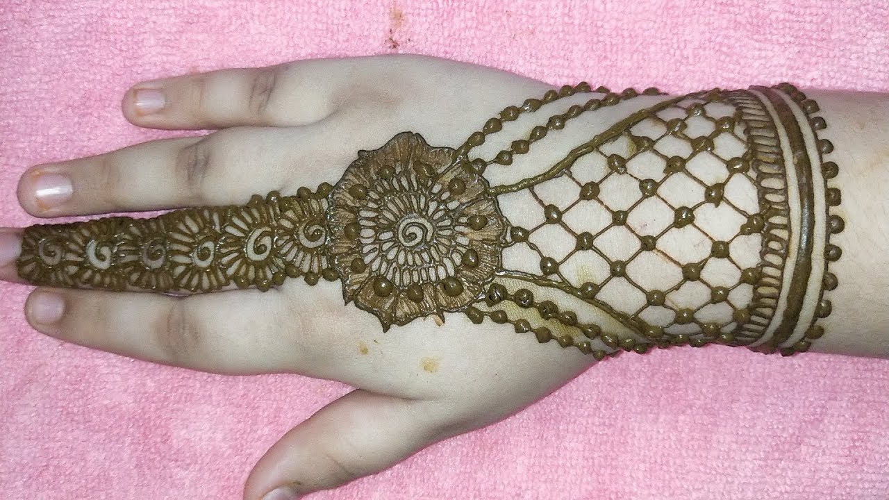 Simple back hand beautiful design ||By Shahi|| - YouTube