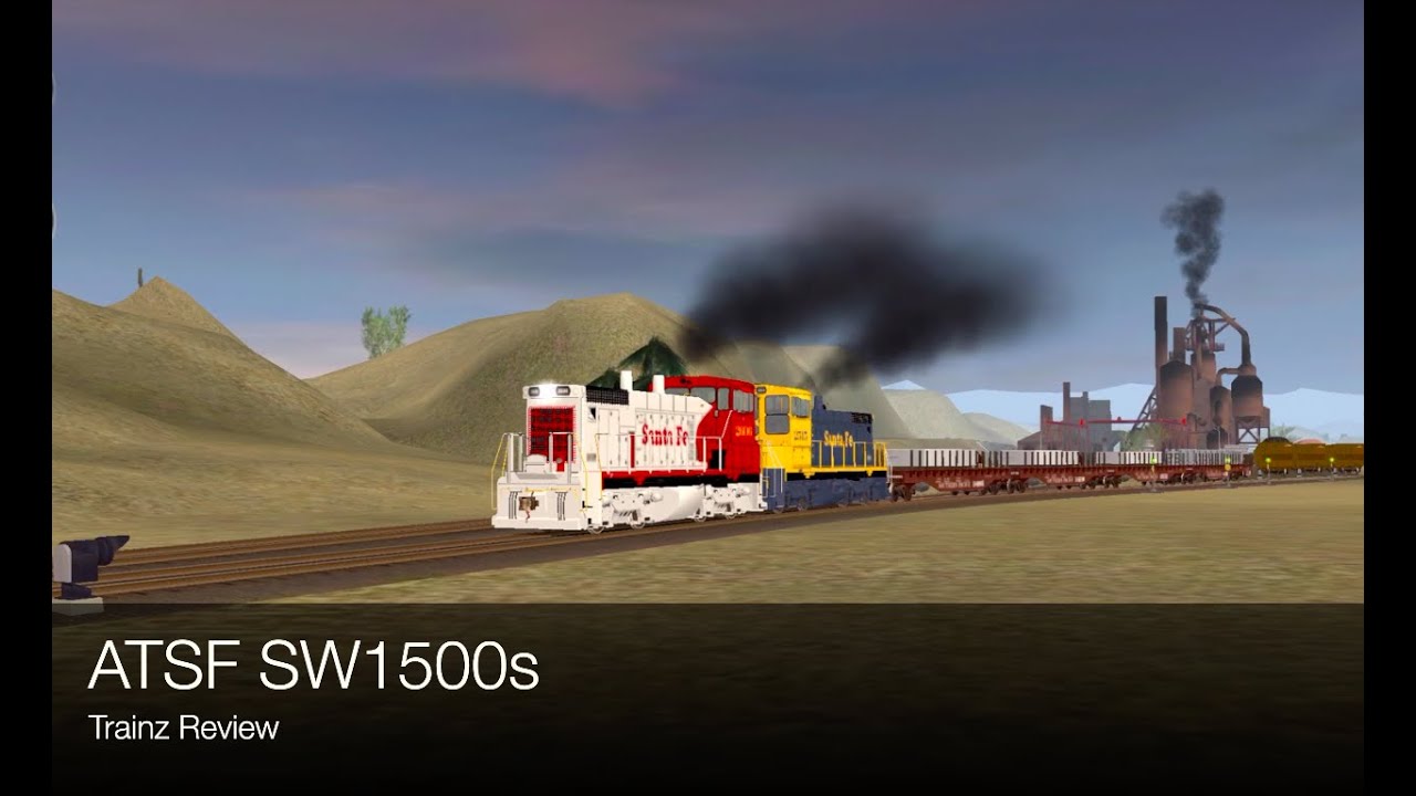 ATSF SW1500 Trainz 2 Review - YouTube