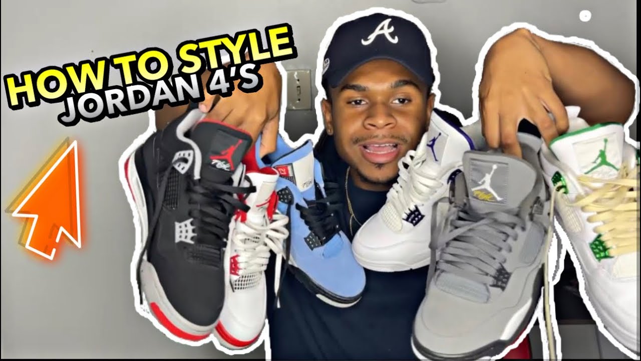 HOW TO STYLE AIR JORDAN 4s IN 2021! STYLING JORDAN 4s - YouTube