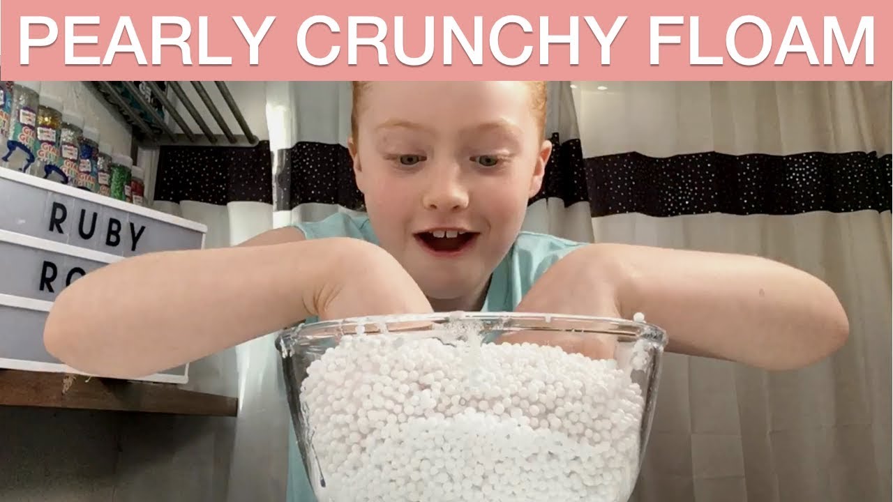 DIY Pearly Crunchy Floam Slime | Ruby Rose UK - YouTube