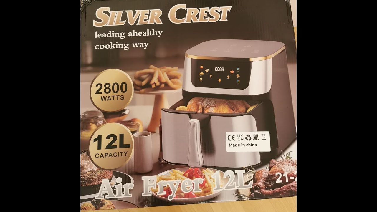 Air Frye Silver Crest 12l 2800W z Aliexpress - YouTube
