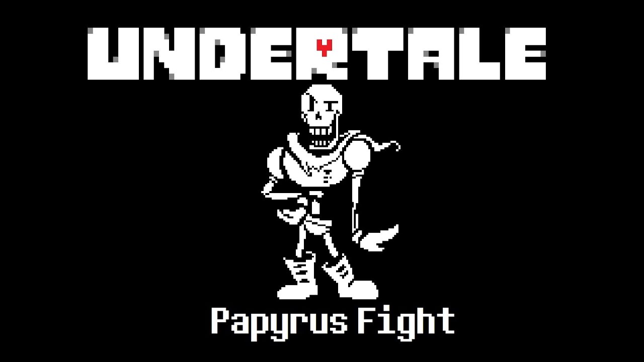 Undertale Pacifist | Papyrus Fight - YouTube