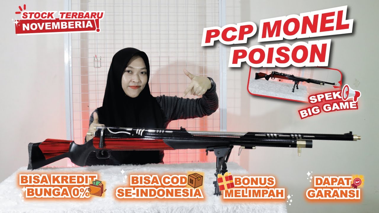 STOCK TERBARU ‼️ PCP MONEL POISON SPEK BIGGAME - YouTube
