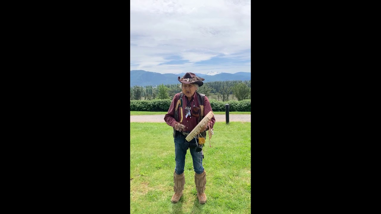 Elder Herman Dan shares songs from the Chilcotin Nation - YouTube
