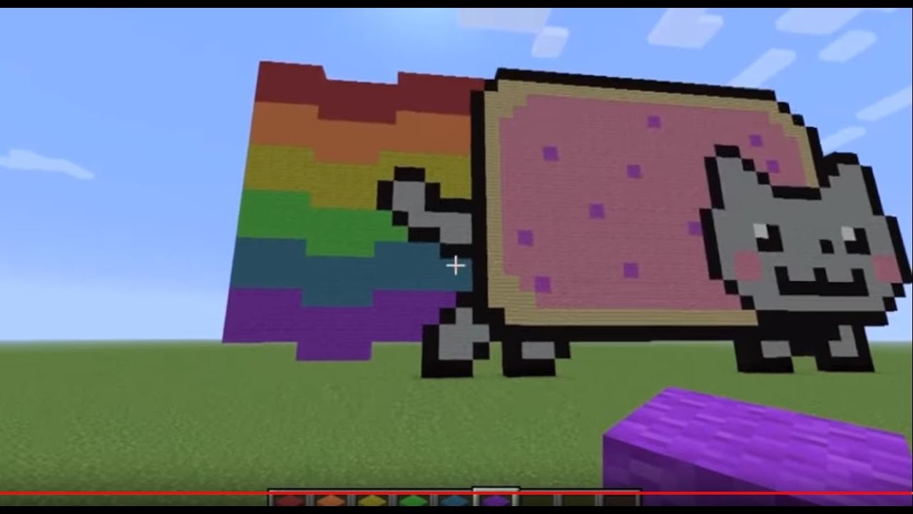 Minecraft Let's Build - Nyan Cat Ep.2 (Pt.3) - YouTube