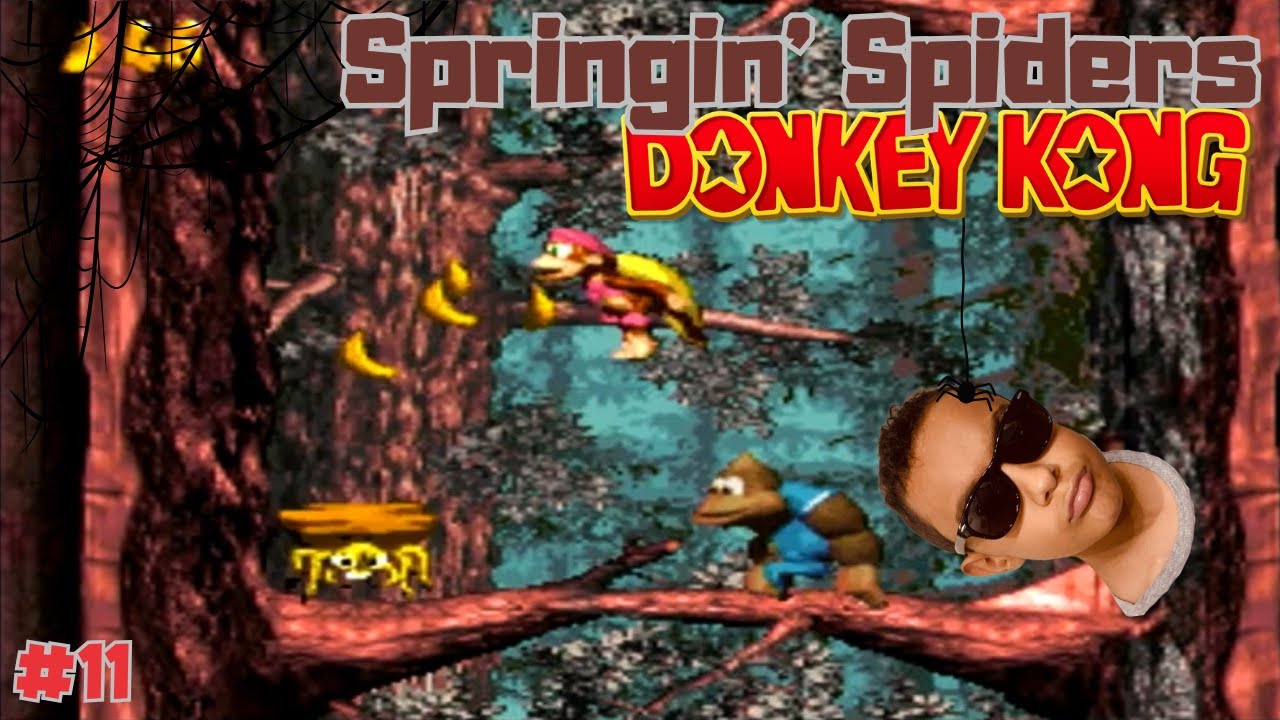 DONKEY KONG COUNTRY 3 - Springin' Spiders - YouTube