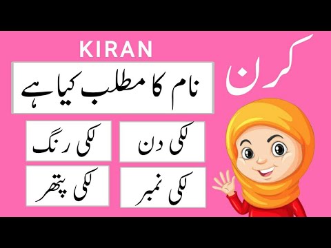 Kiran Name Meaning In Urdu | Kiran Naam Ka Matlab Kia Haay | #bakhattv ...
