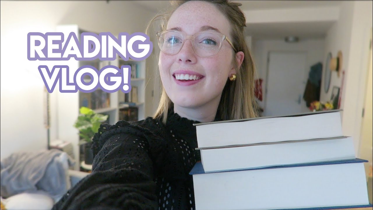 READING VLOG: 500 Pages + Beautiful Weather! - YouTube