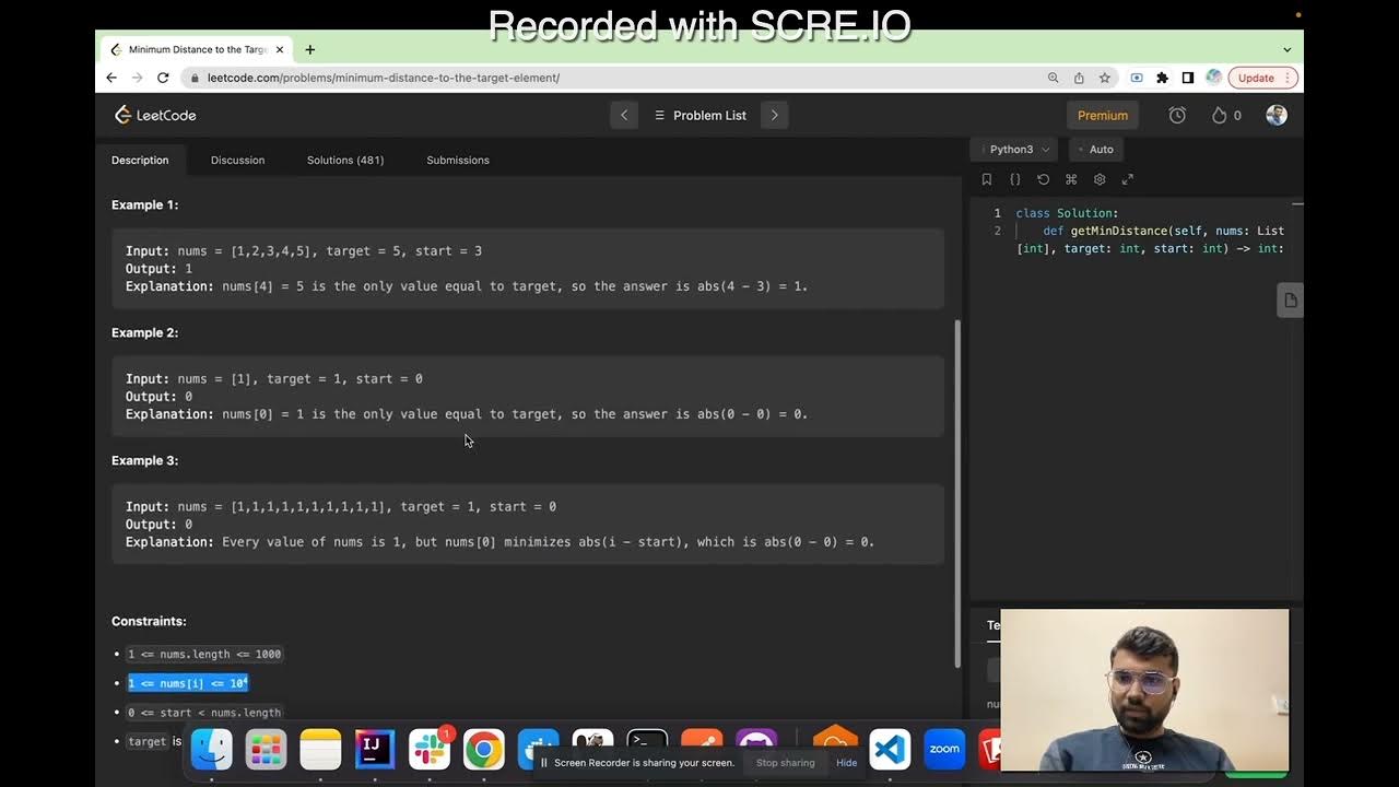 Minimum Distance to the Target Element - YouTube