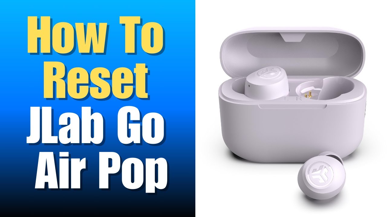 How To Reset JLab Go Air Pop - YouTube