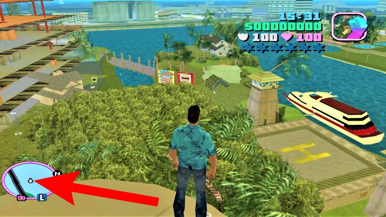 Secret Island in GTA Vice City ! Hidden Place #GTAVC Secret Place ...