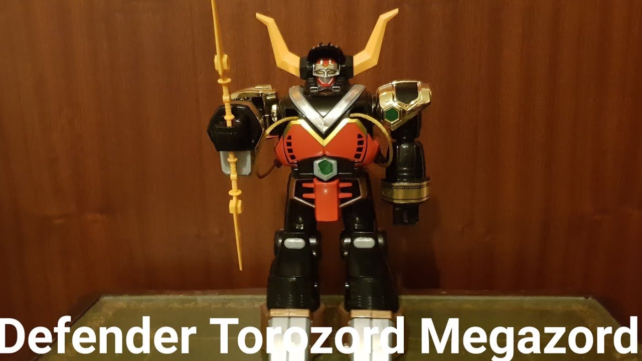 Defender Torozord Megazord Review. - YouTube
