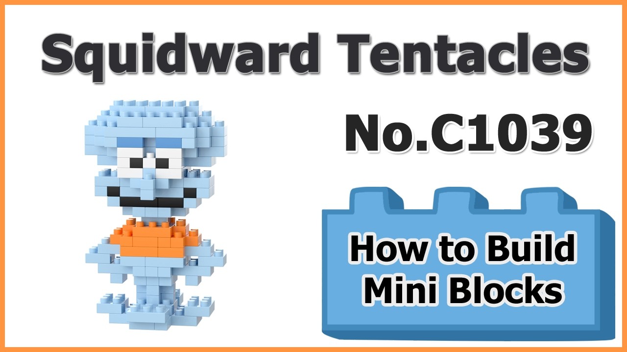How to Build Blocks Squidward Tentacles - DMXC C1039 Instructions ...