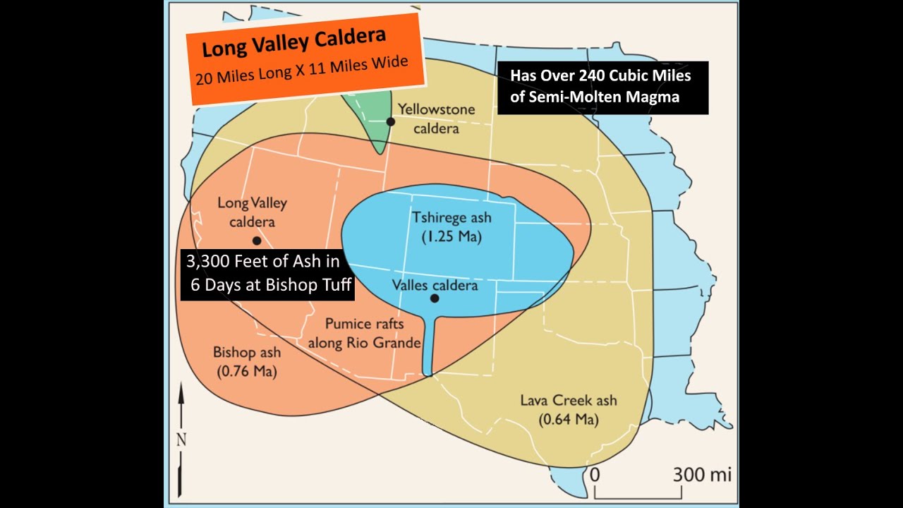 California's Super Volcano, Long Valley Caldera - YouTube