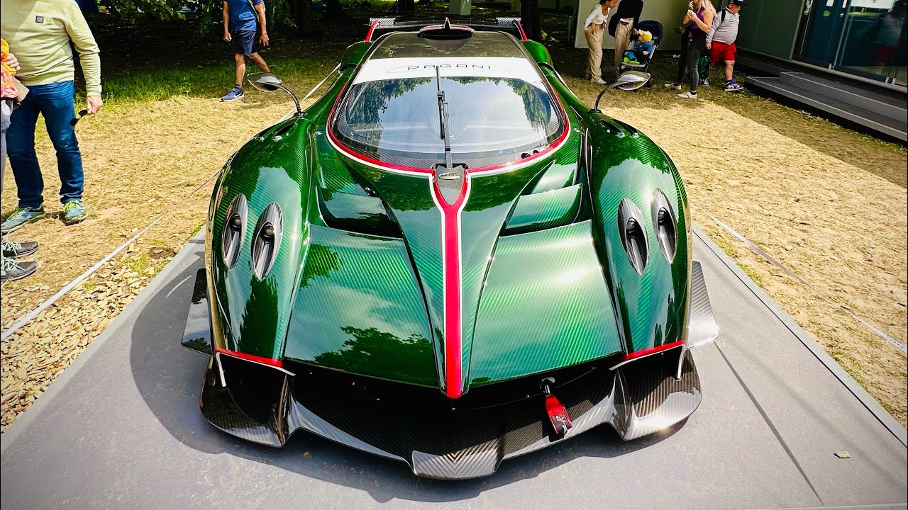 Green Carbon Pagani Huayra R ! - YouTube
