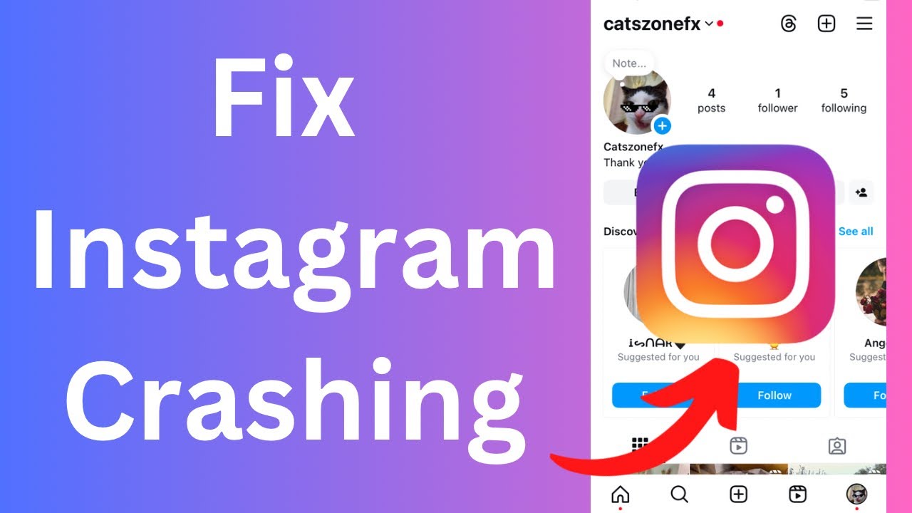 How to fix Instagram Crashing - YouTube