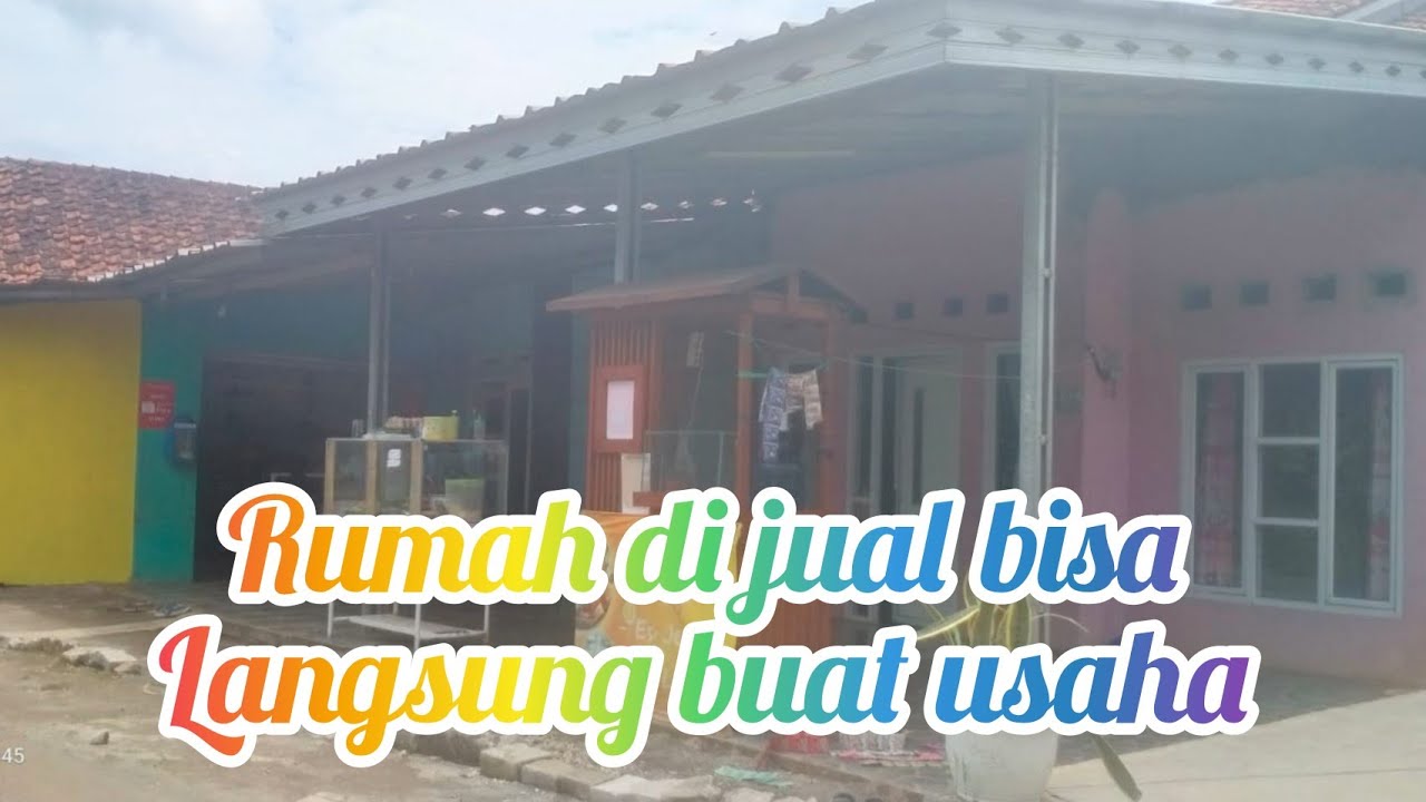 rumah di jual sekaligus tempat usaha - YouTube