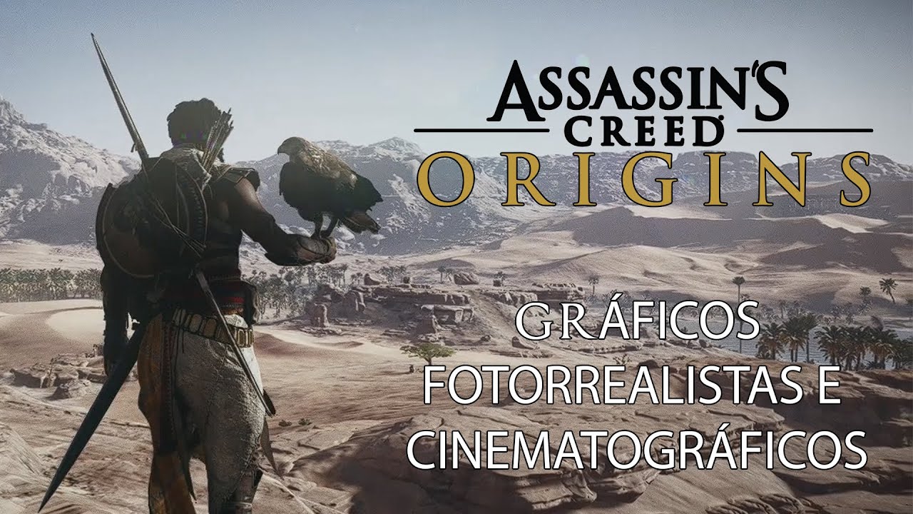 AC Origins - Mod de Gráficos Fotorrealista e Cinematográfico - YouTube