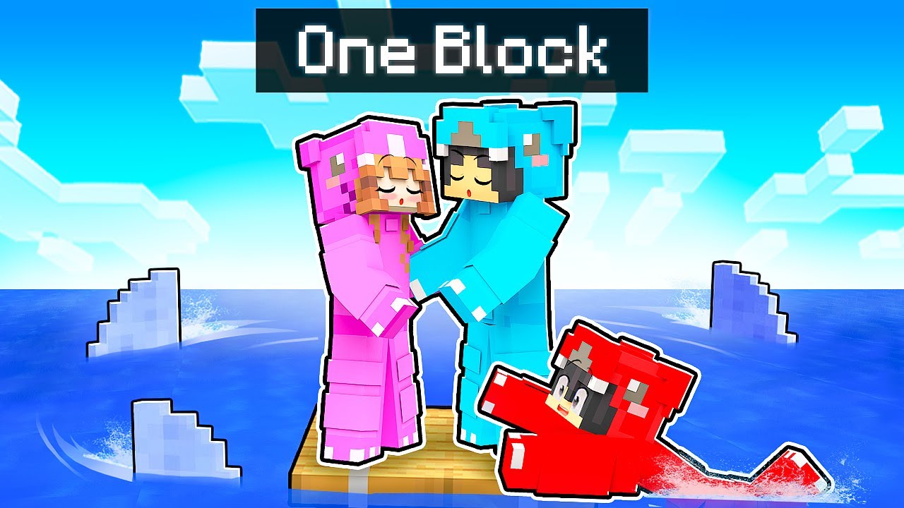 Minecraft RAFT But There IS ONLY ONE BLOCK! - YouTube