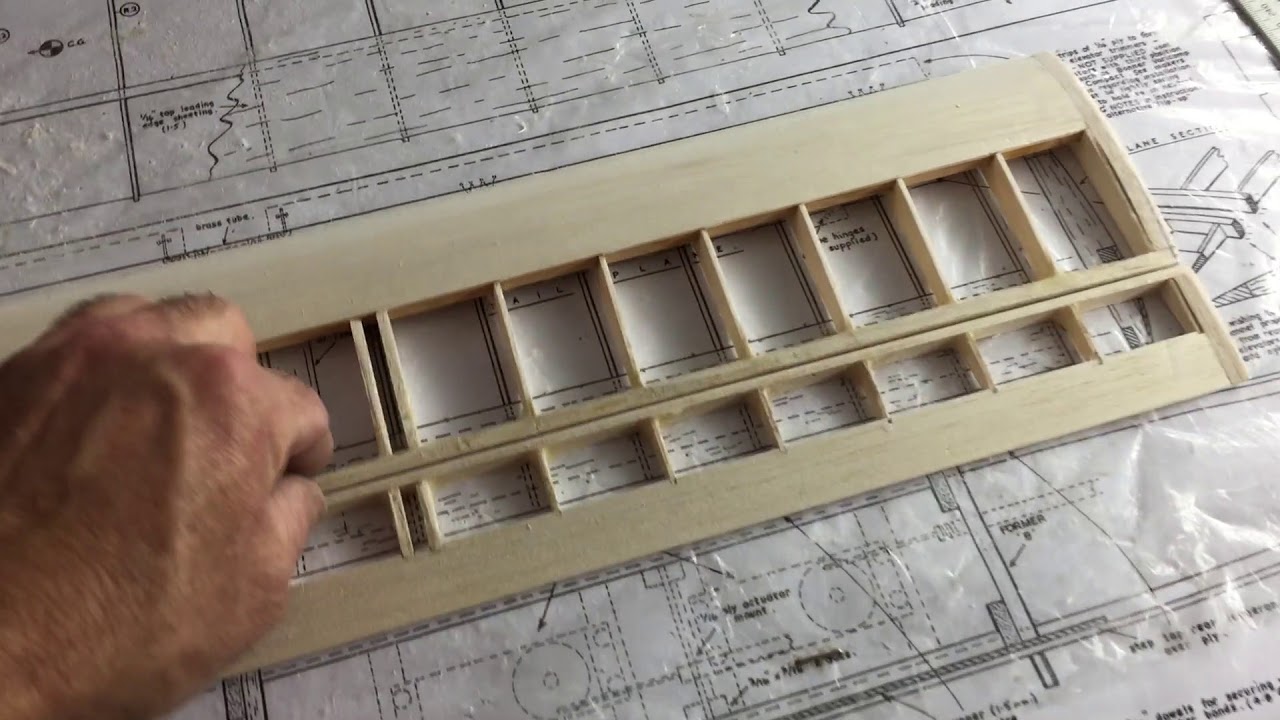 veron impala tailplane with elevator build - YouTube