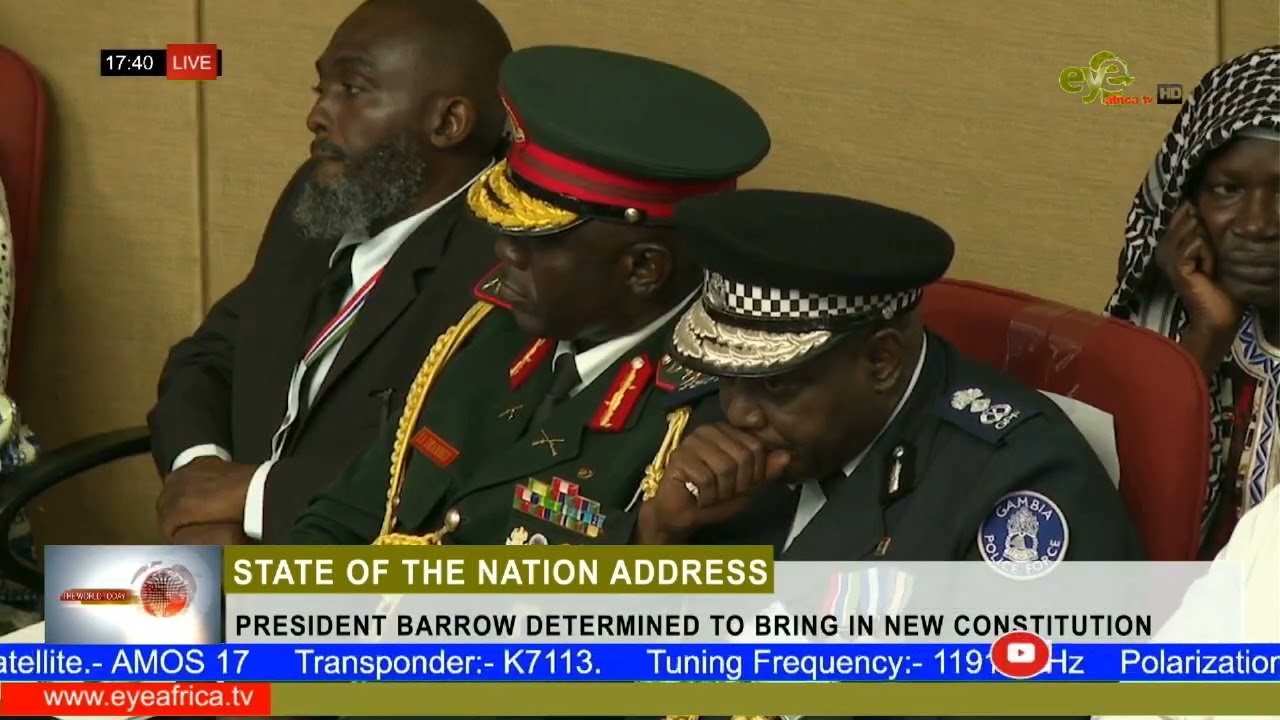 PRESIDENT BARROW DETERMINED TO BRING IN NEW CONSTITUTION - YouTube