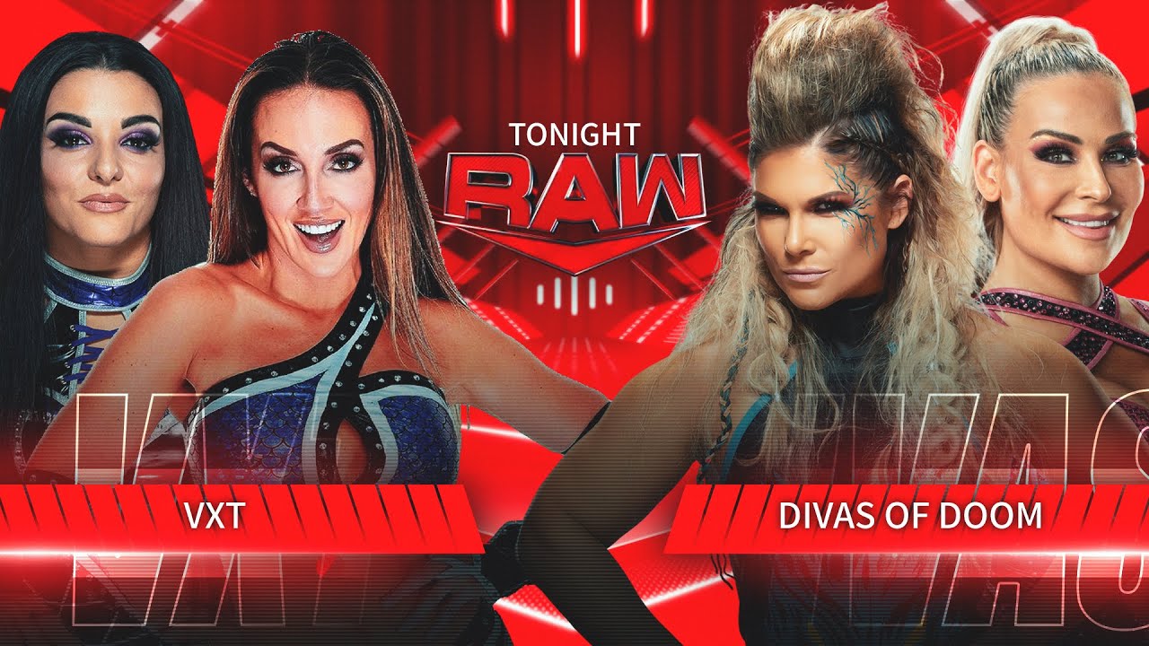 WWE 2K22 Universe - RAW - VXT vs Divas of Doom - YouTube