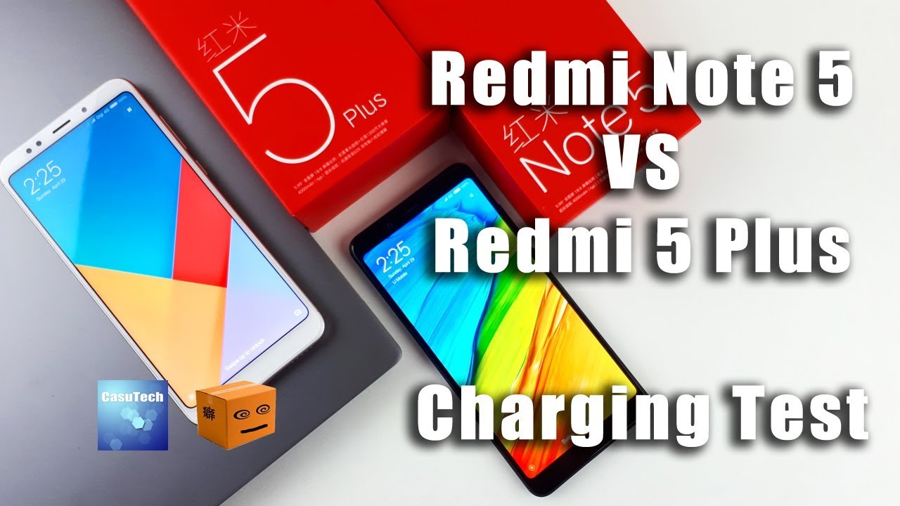 Redmi Note 5 (AI) vs Redmi 5 Plus Charging Test - YouTube