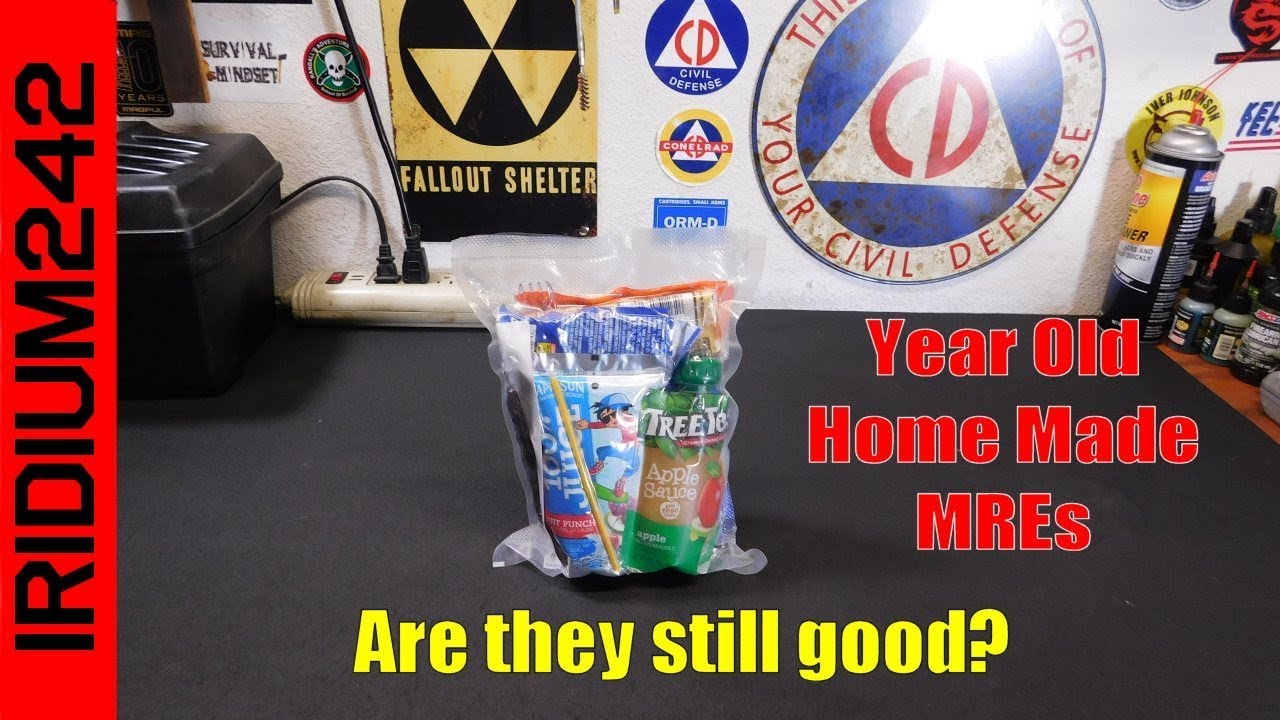Testing Out Year Old Homemade MREs - YouTube