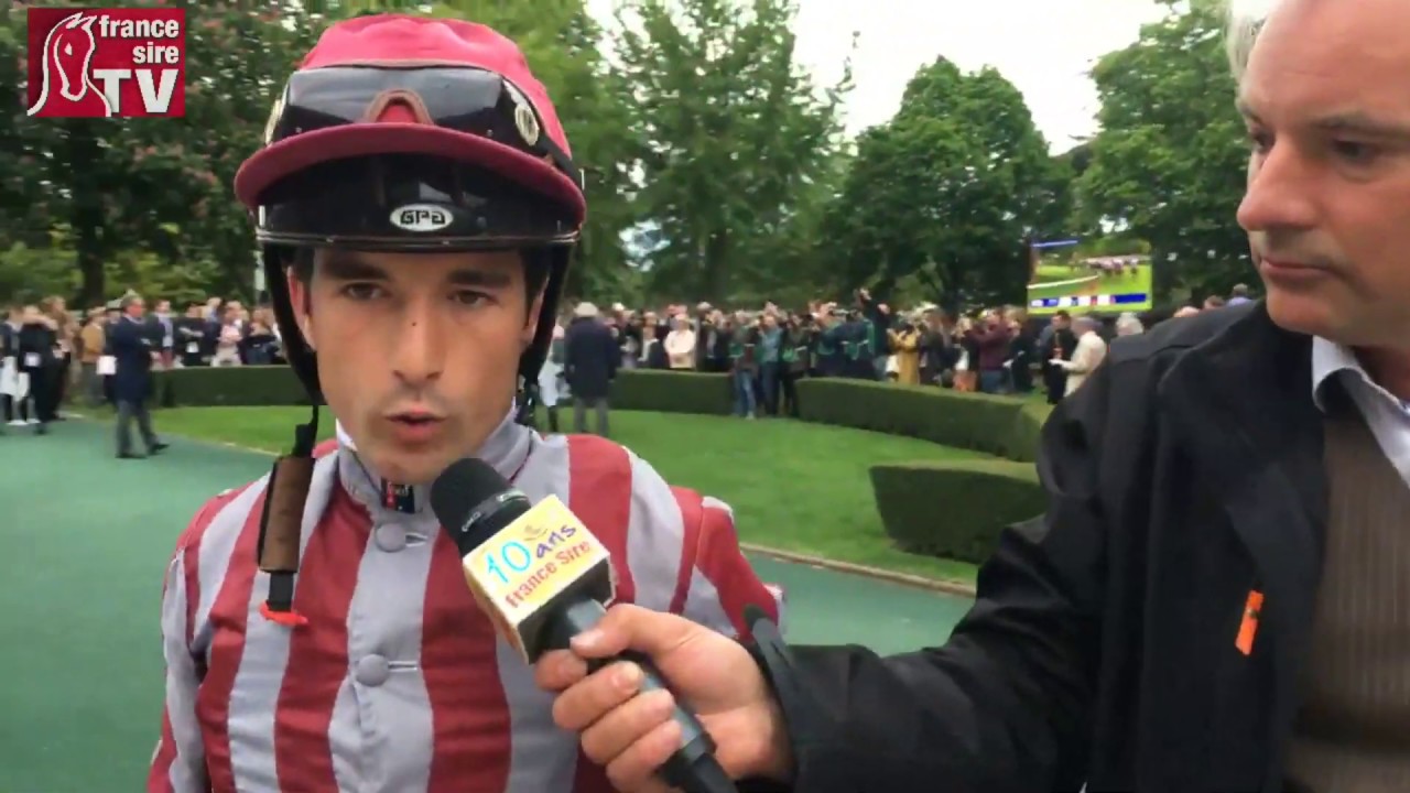 Réaction à chaud de Kevin Nabet, jockey de De Bon Coeur - YouTube