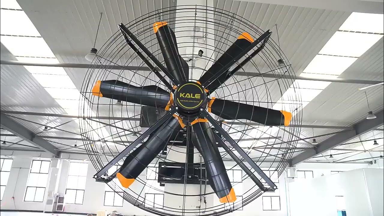 【KALE FANS】AIRFREE HVLS WALL FAN FOR WAREHOUSE - YouTube