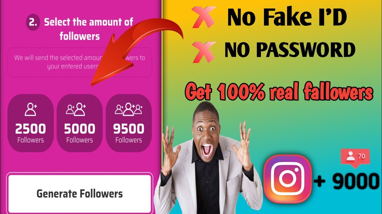 Instagram free fallowers without login || Real fallowers|| Instagram ...