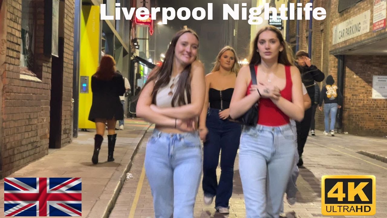 🇬🇧Liverpool City Centre Nightlife England 2024: 4K Walking Tour 3:OO AM ...