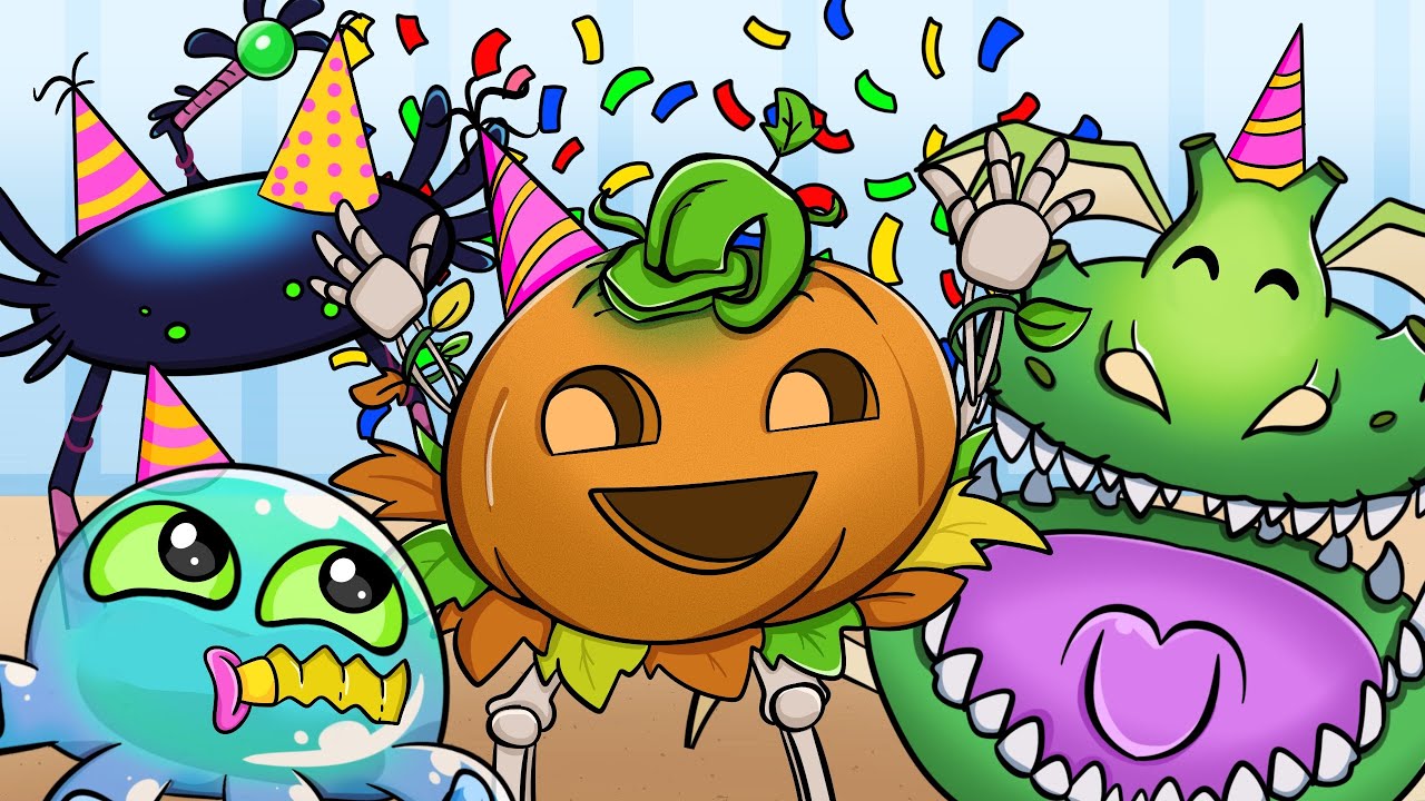 Baby Punkleton celebrates he birthday - My Singing Monsters Animation ...