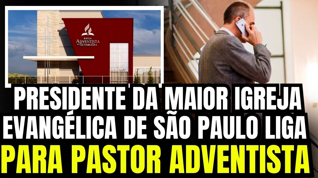 PRESIDENTE E PASTOR EVANGÉLICO DA MAIOR IGREJA DO ESTADO DE SÃO PAULO ...
