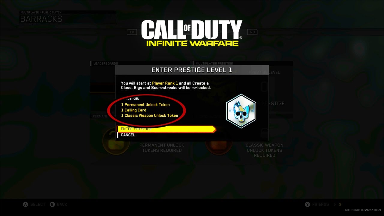 What Happens When You Prestige? INFINITE WARFARE PRESTIGE 1! - YouTube