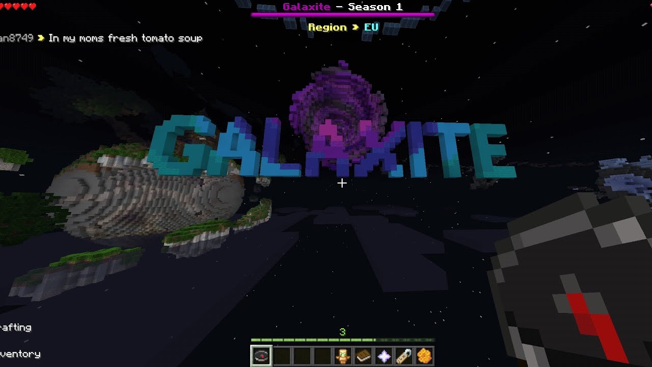 GALAXITE New Minecraft PE Server "Part 1" - YouTube