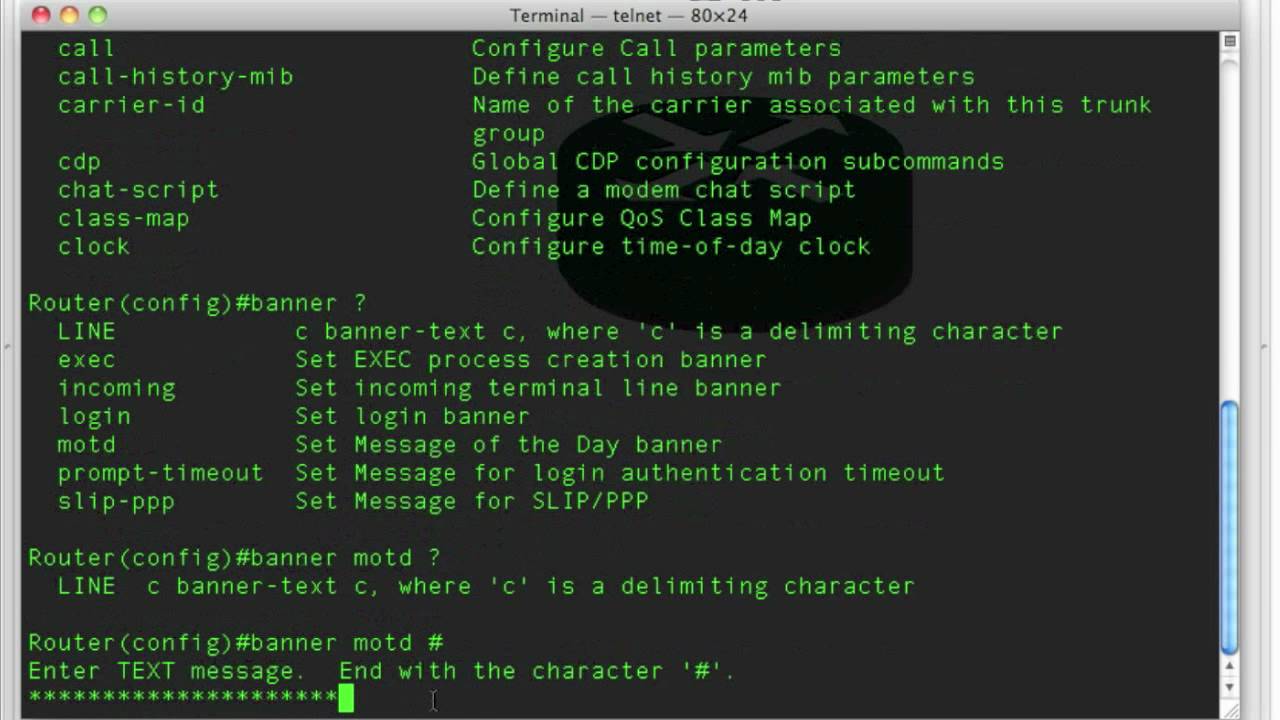 Basic Cisco Router Config Study 2 of 10 - YouTube