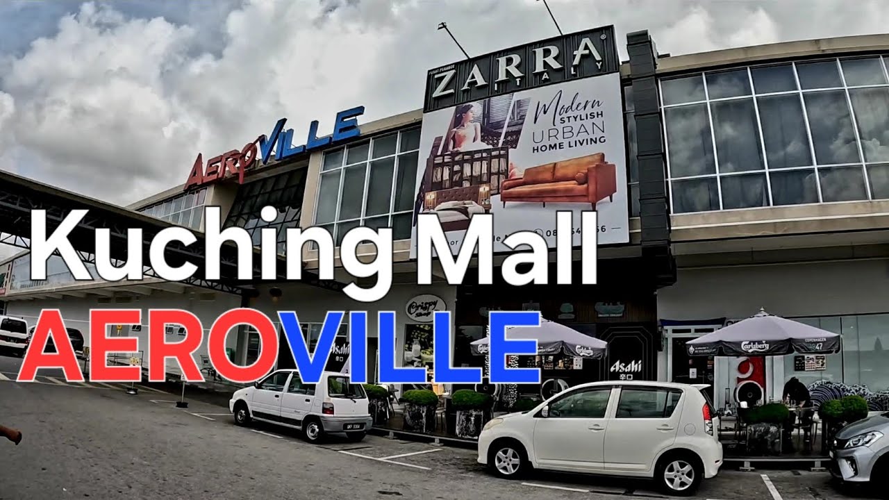 Kuching AEROVILLE MALL Full Tour🤩Nice mall gais🤩Boleh santai santai jalan jalan sini. No stress🤭 ...