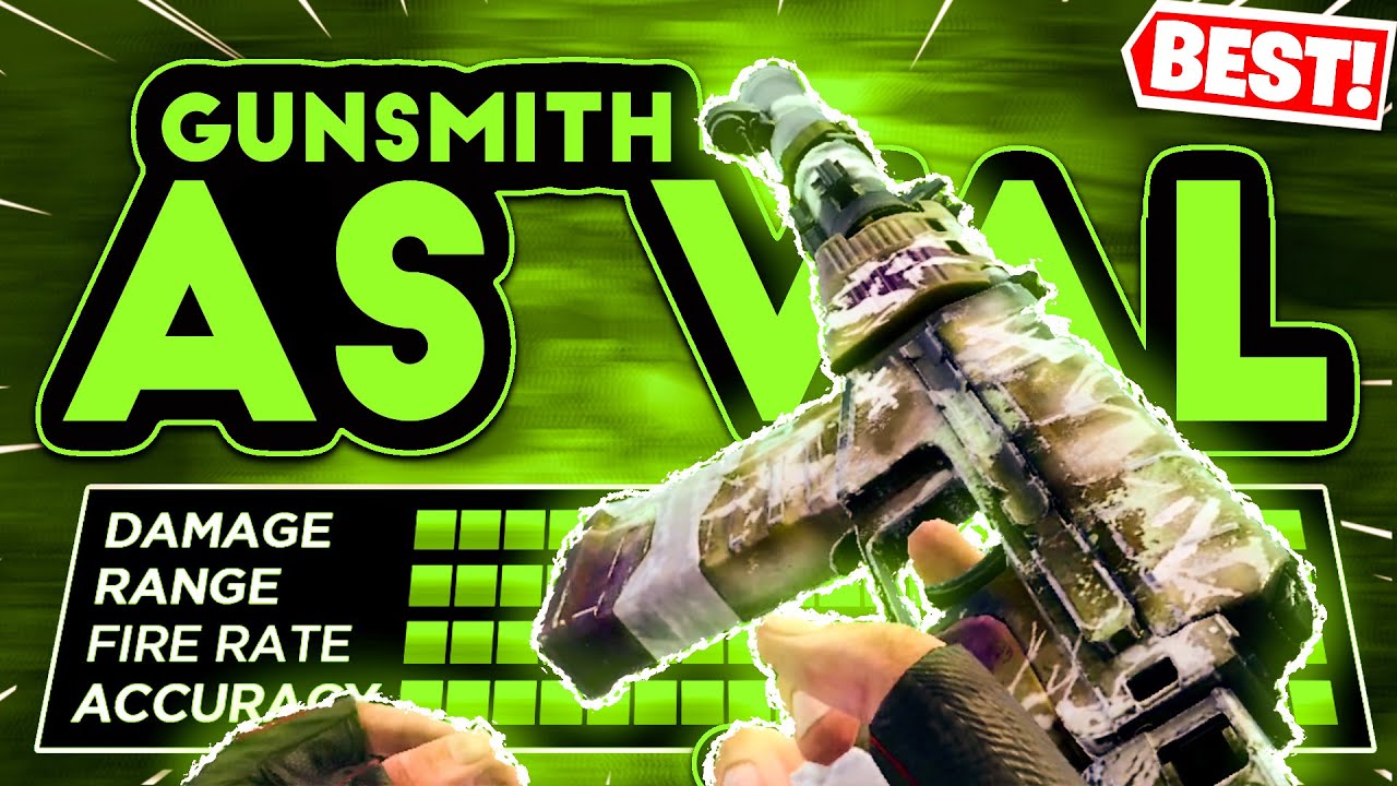 AS VAL Gunsmith | BEST AR ? AS VAL BEST Attachments CODM | AS VAL CODM ...