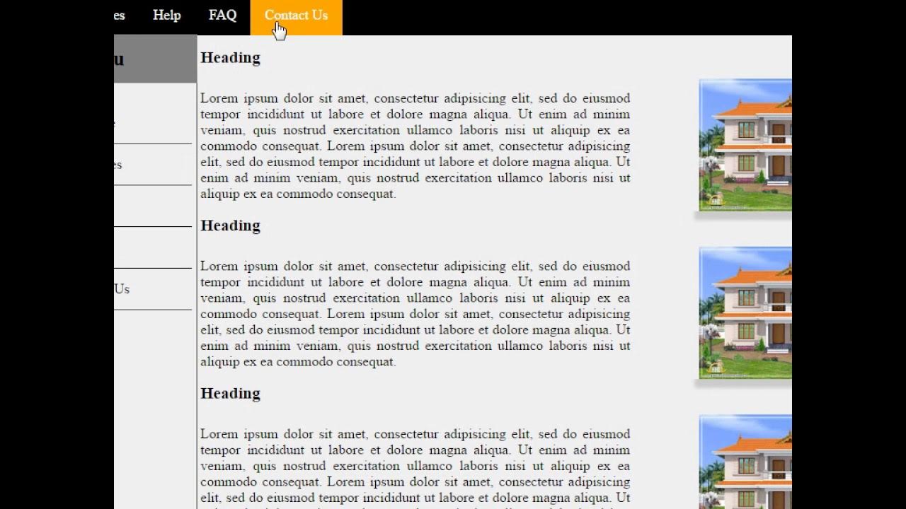 HTML 5 & CSS3 Layout - YouTube