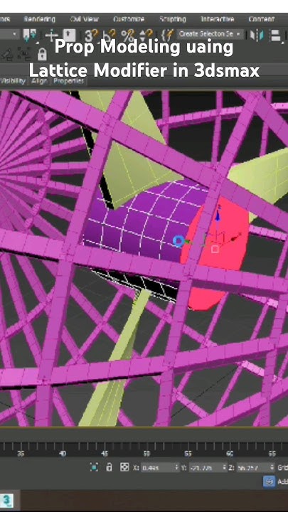 Prop Modeling in 3dsMax | How to Model using Lattice Modifier #3d #3dsmax #tutorial - YouTube