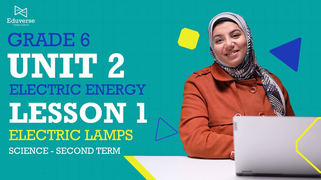 science | Grade 6 | unit 2[electric energy] | lesson 1 [electric lamps ...