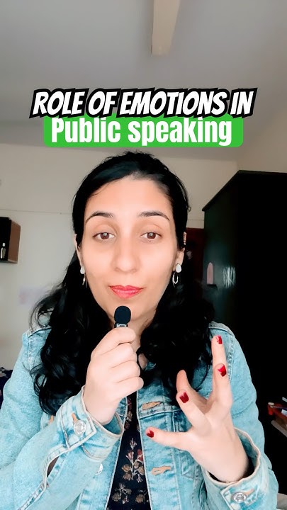 The role of emotions in public speaking 🫥 #shorts #speech # ...