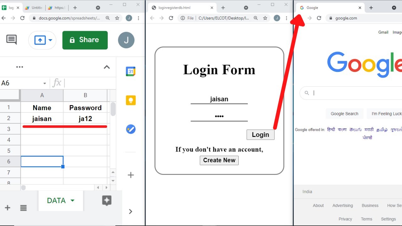 How do link to your website after the user logged in? - YouTube