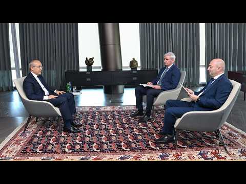İqtisadiyyat naziri Mikayıl Cabbarov İTV-yə və AZƏRTAC-a müsahibə verib