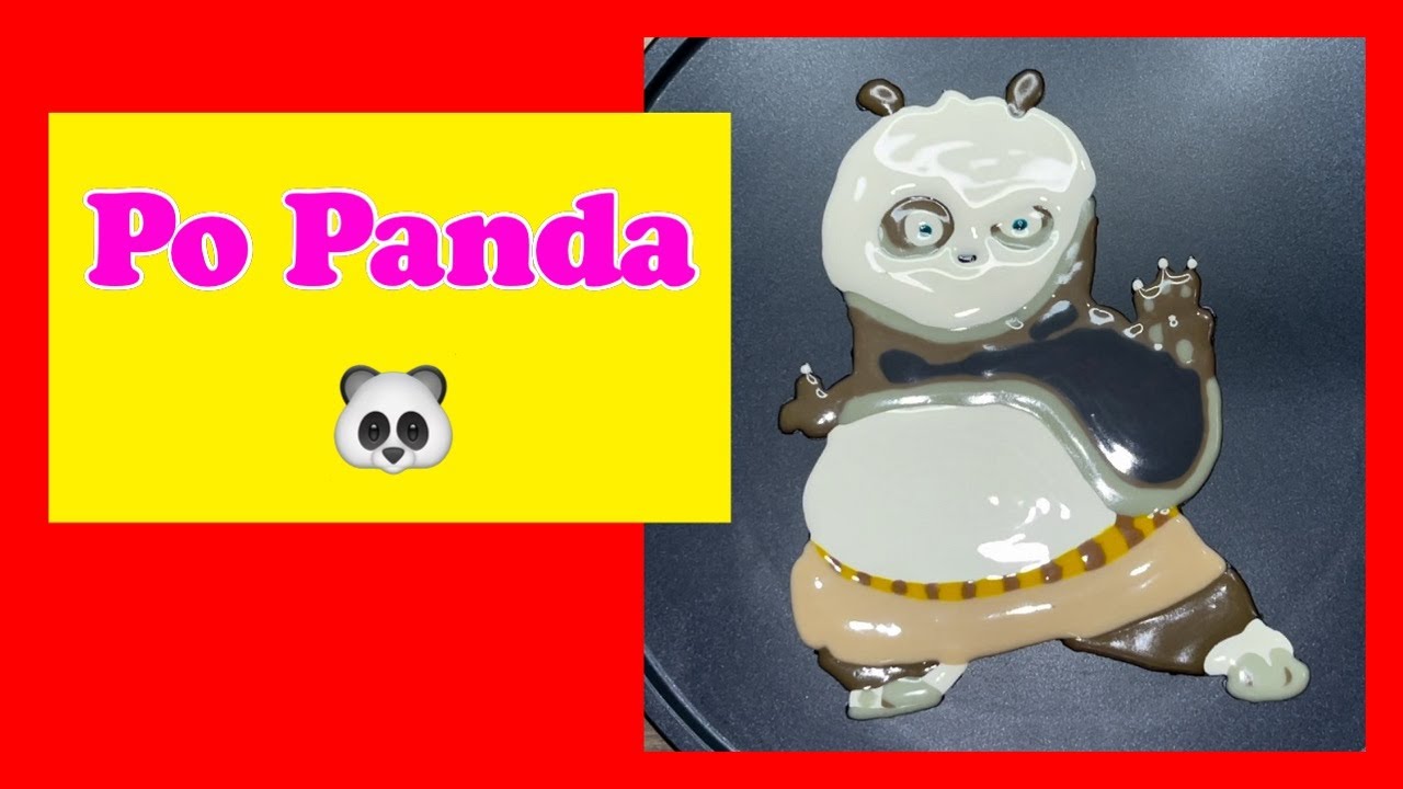 Po Panda, Pancake Art - Kung Fu Panda, Animal Cartoon, Animal Drawing ...