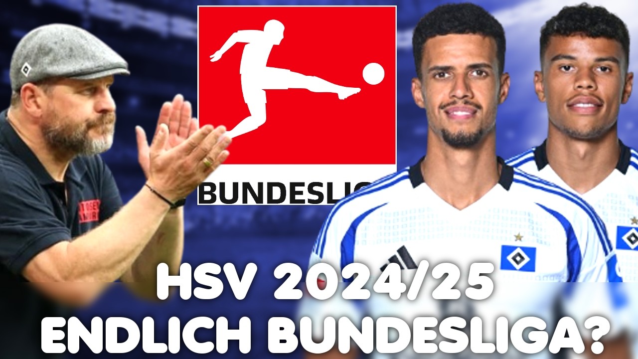 Schafft der HSV mit dem Kader & Aufstellung den Aufstieg 24/25? - YouTube